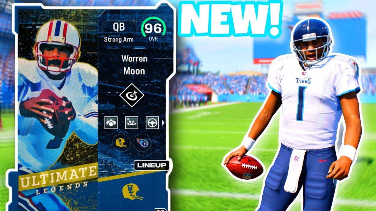 *new* 96 WARREN MOON is a MONSTER in Madden 25 Ultimate Team! TOP 5 QB ...