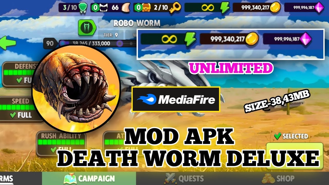 Download Death Worm (MOD, Unlimited Money) Versi 2.0.048 free on ...