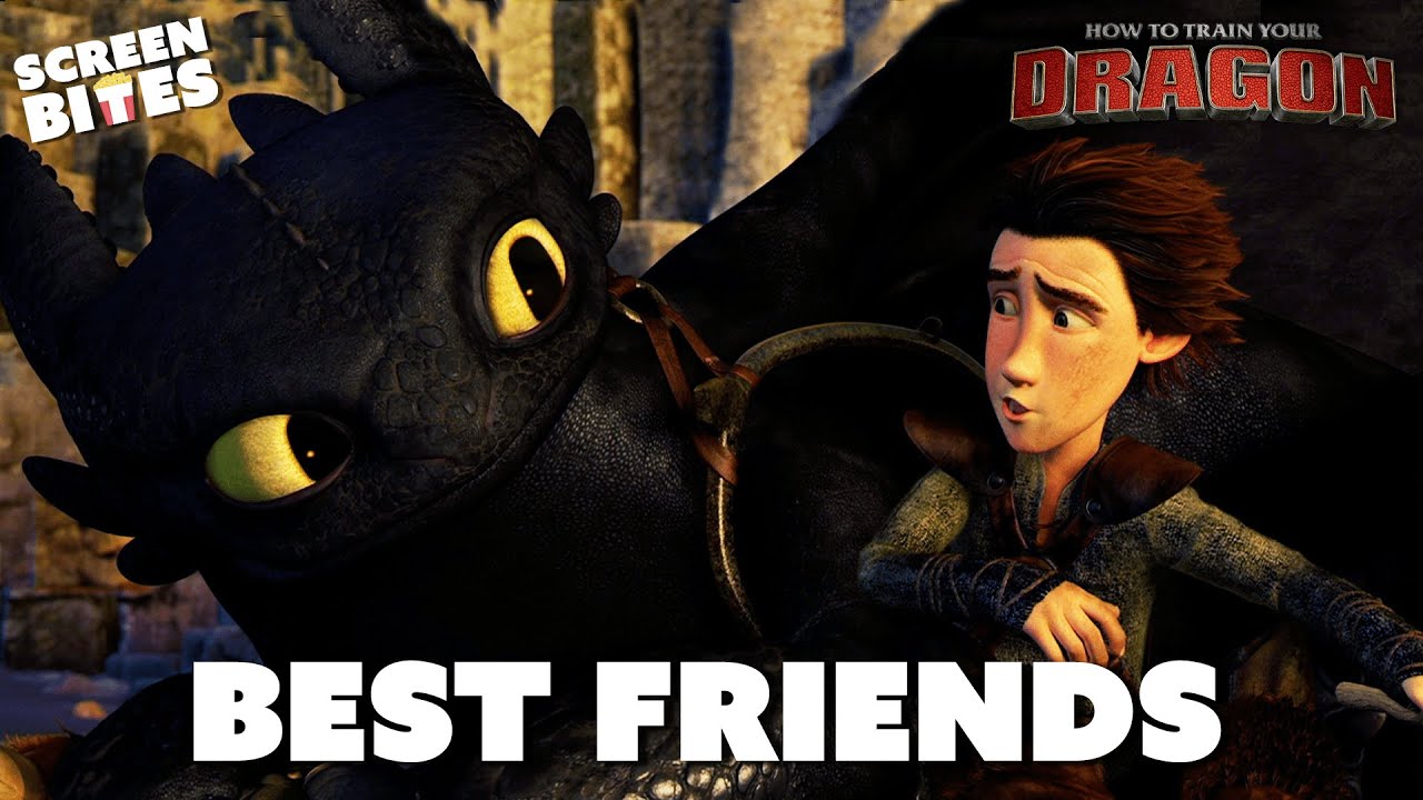 Hiccup And Toothless Becoming Best Friends | How To Train Your Dragon ...