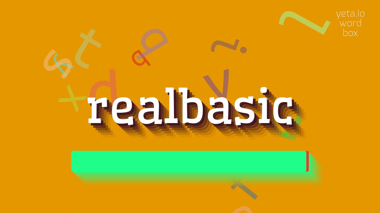 How to say "realbasic"! (High Quality Voices) - YouTube