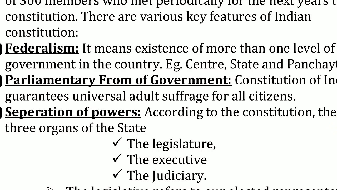 CLASS 8 CIVICS CHAPTER 1 PART 3 The Indian Constitution - YouTube
