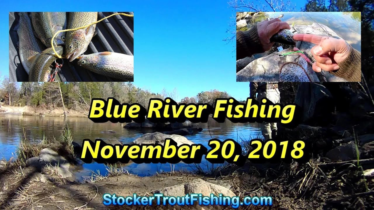 Blue River Oklahoma Fishing - November 20, 2018 - YouTube