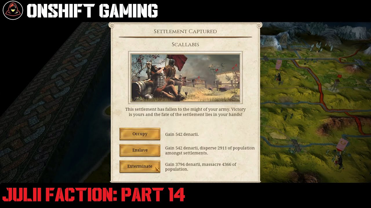 Total War: Rome (REMASTERED) - Julii Faction - Part 14 - YouTube