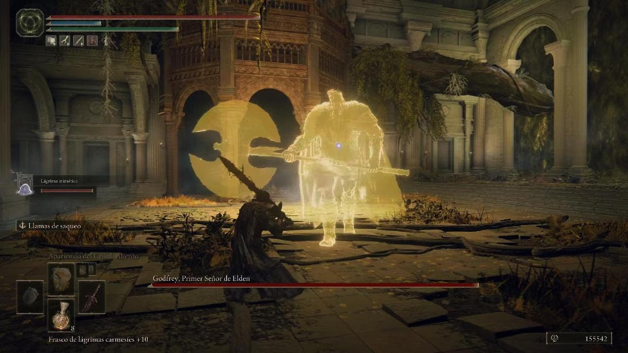 Elden Ring Boss Battle Vs Godfrey, primer señor del Elden - YouTube