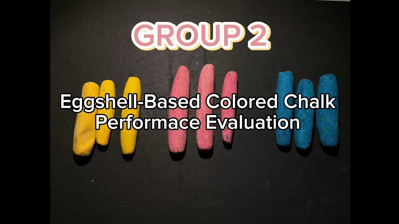 Eggshell-Based Colored Chalk Performance Evaluation Video - YouTube