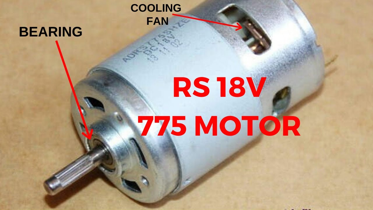 18 ভোল্ট RS 775 মোটর, 775 Motor DC 18V bangla 01825628050 ...