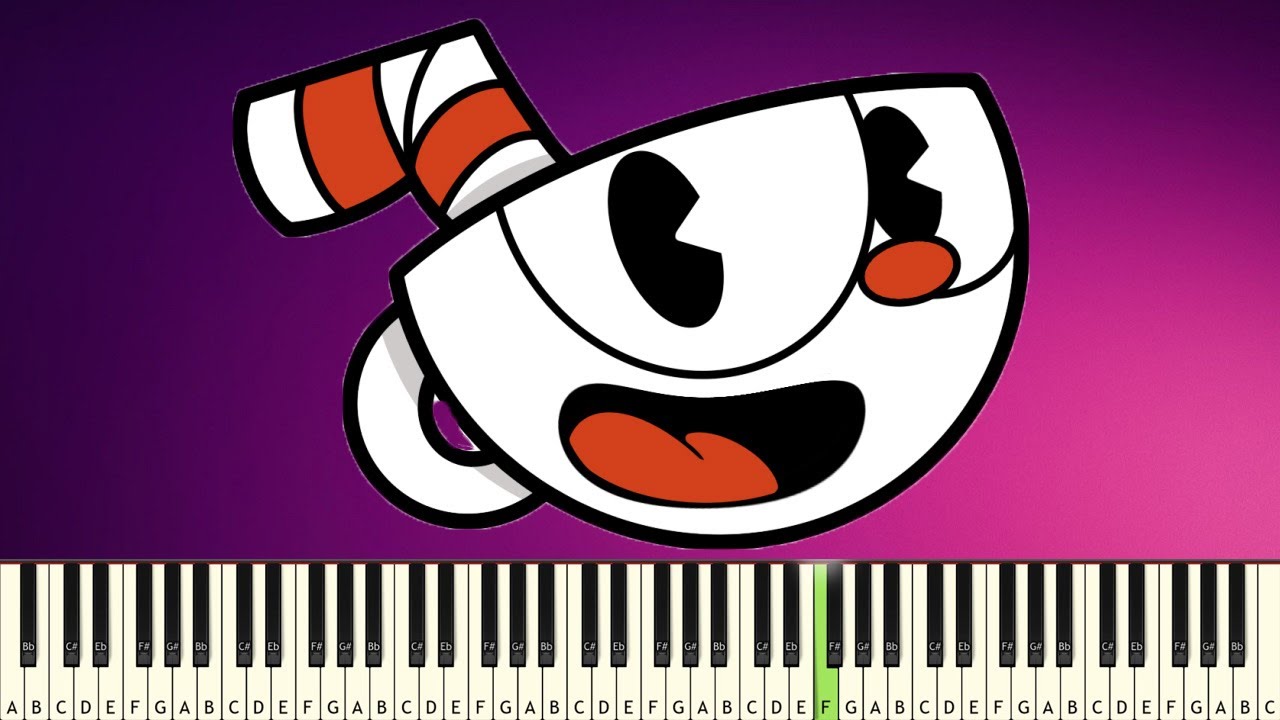 Cuphead Tutorial Theme - PIANO TUTORIAL - YouTube