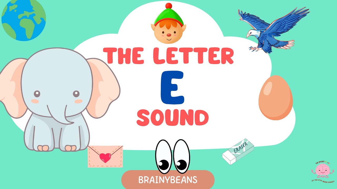 ABC Sound and Phonics | Letters E - E is for ELEPHANT 🐘 | ABC Phonics ...