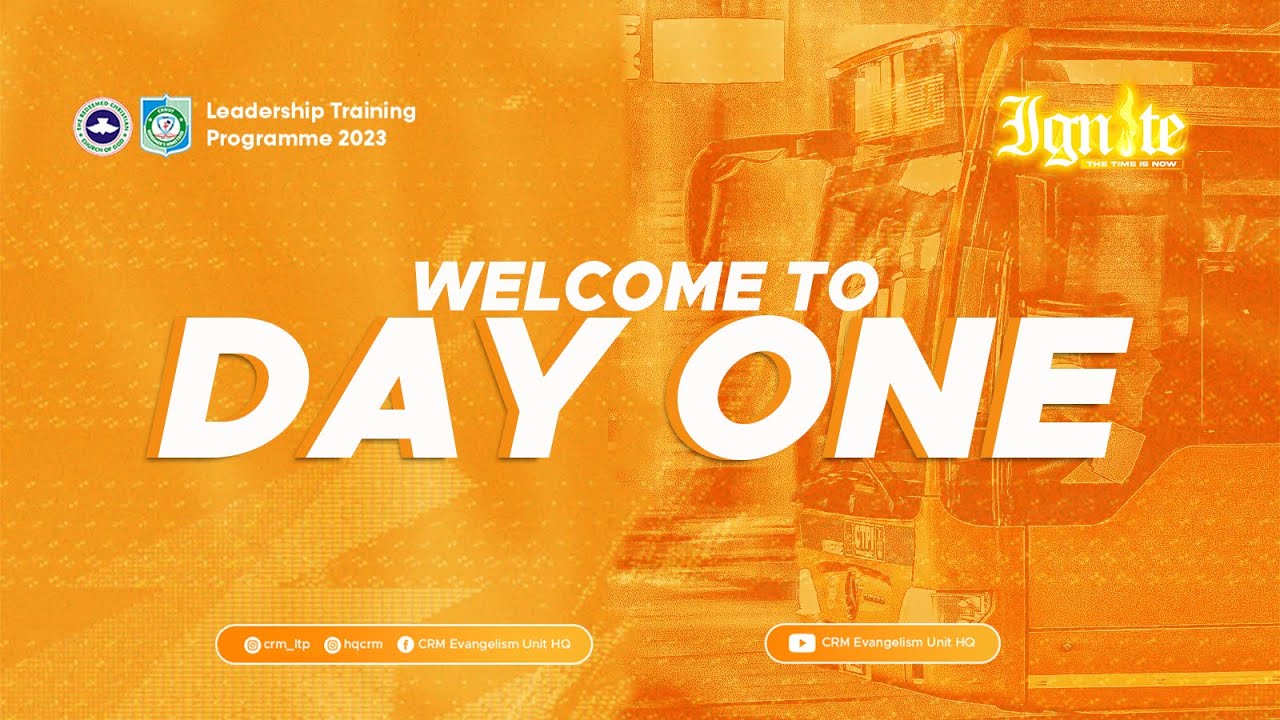 LEADERSHIP TRAINING PROGRAMME 2023 - DAY 1 EVENING SESSION - YouTube