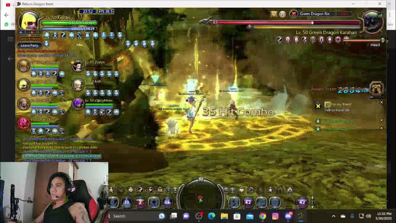 DRAGON NEST RETURN #03 ( GDN version CAP 50 ) - YouTube