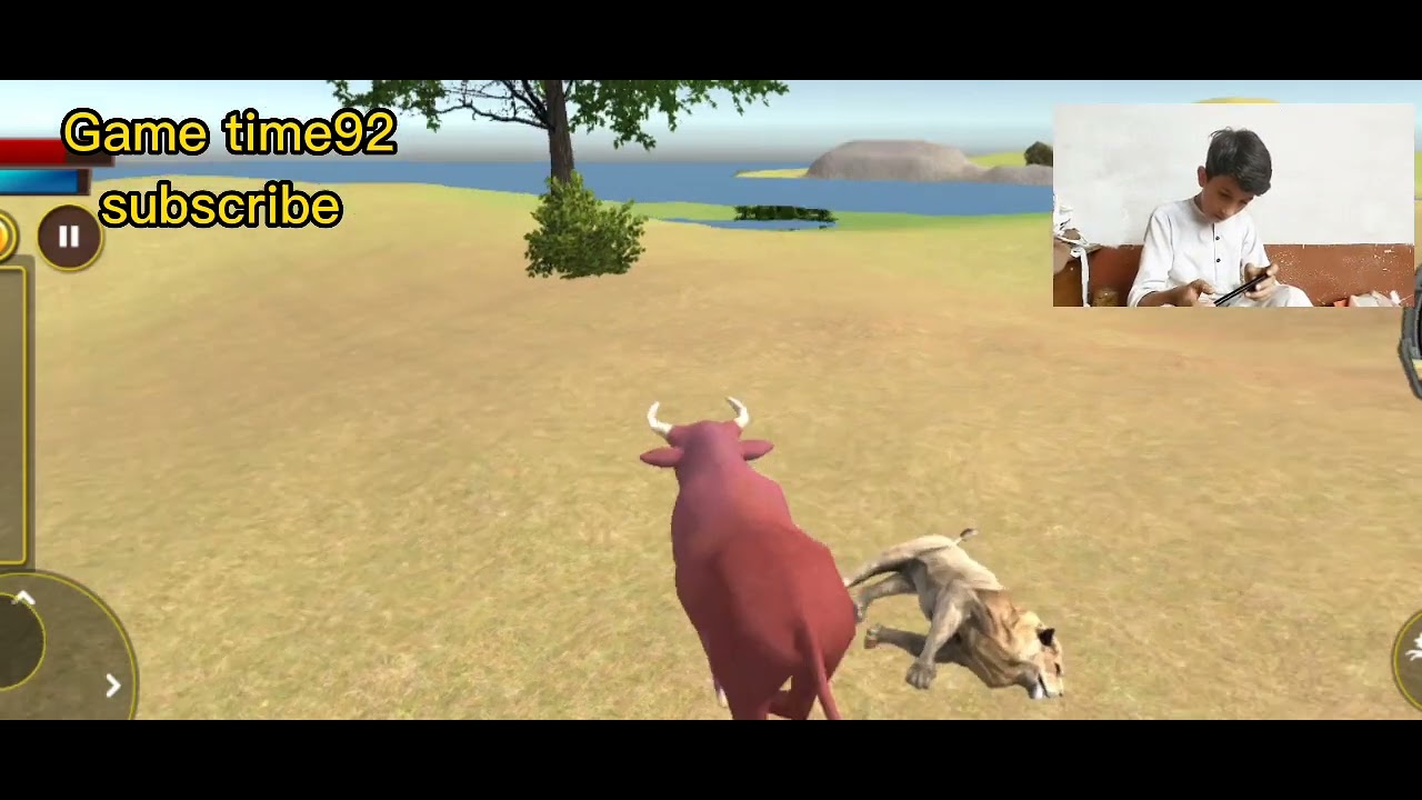 Angry Bull Simulator fight with other animals Part23||Cow Game||Amazing ...