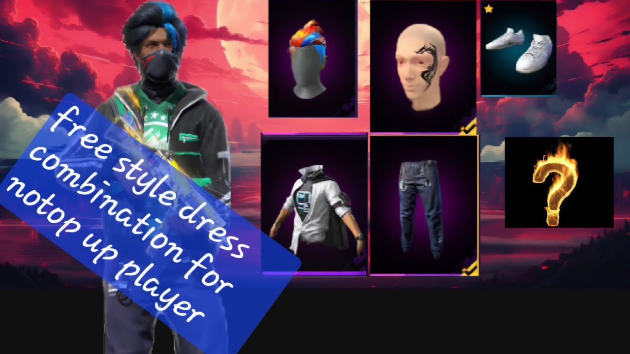 Top 5 best freestyle dress combination for no top player. also for pro ...