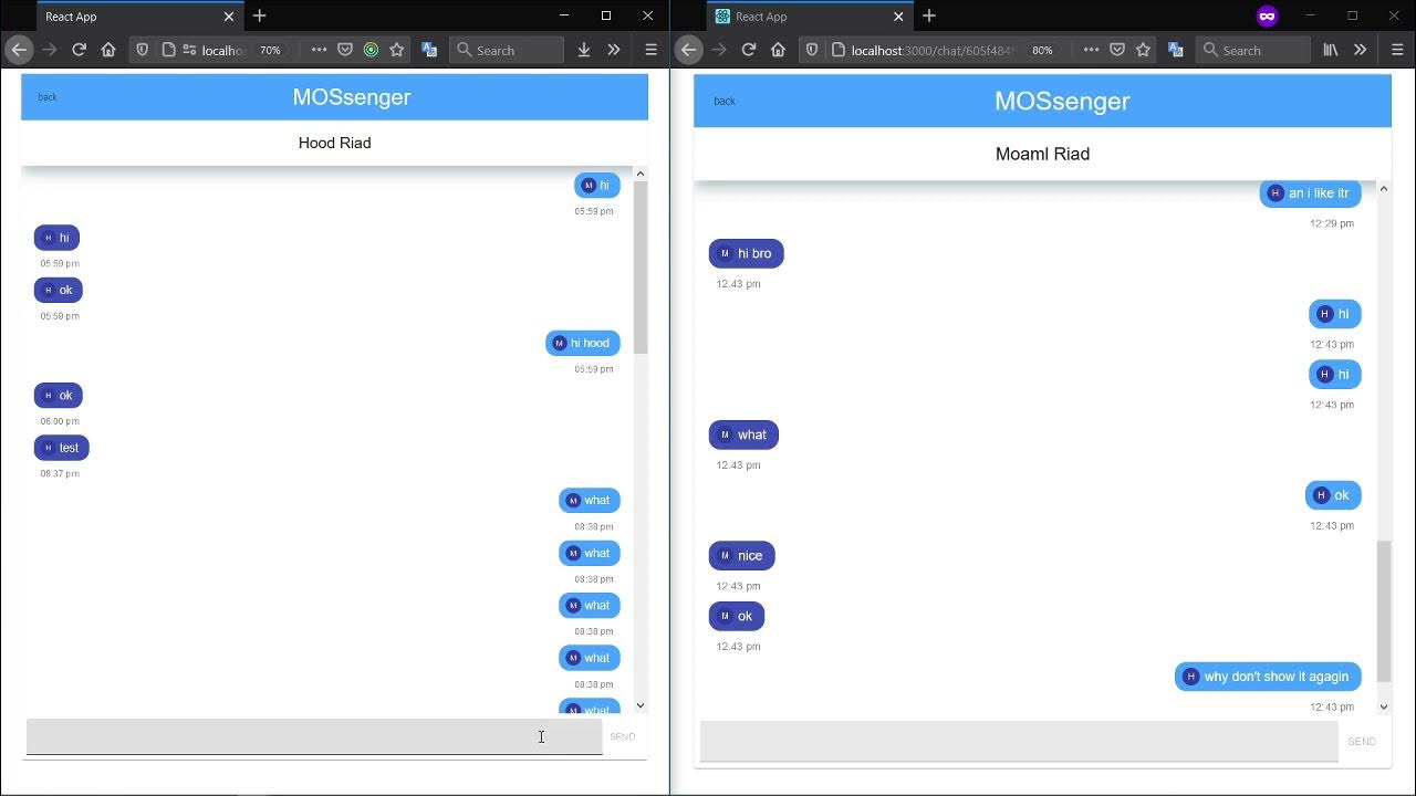 Chat App with Nodejs, Reactjs, Socket.io and mongodb [ message sound ...