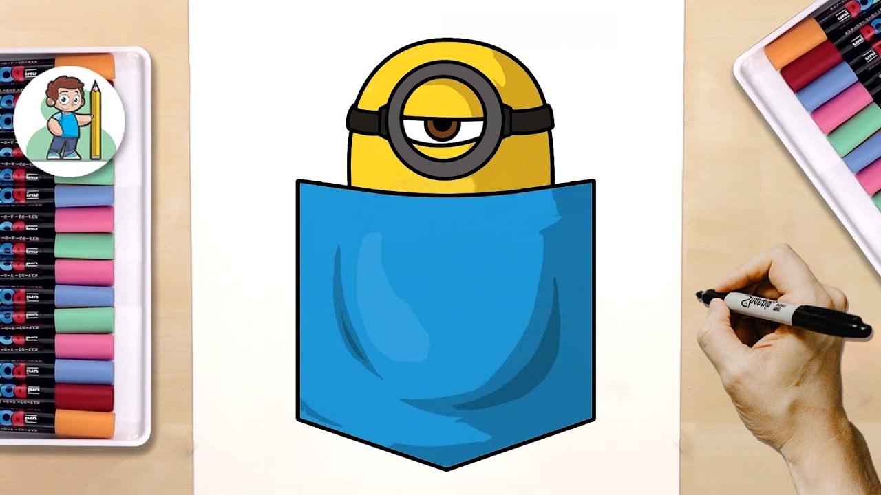 How To Draw A Minion Inside A Pocket Step by Step Super Easy Drawing how-to-draw-a-minion-inside-a-pocket-step-by-step-super-easy-drawing