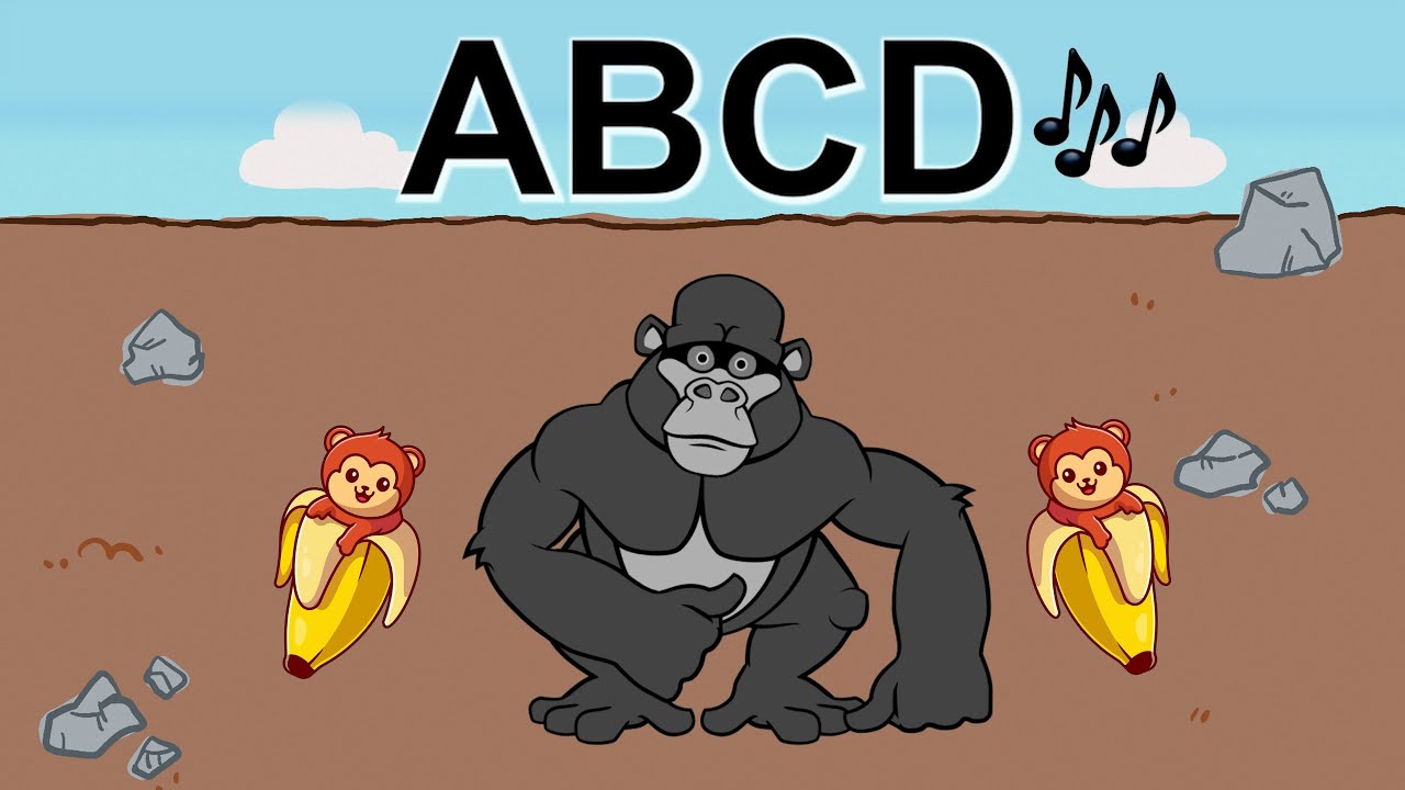 ABC Alphabet Song Learn Uppercase & Lowercase Letters Kids fun with ...