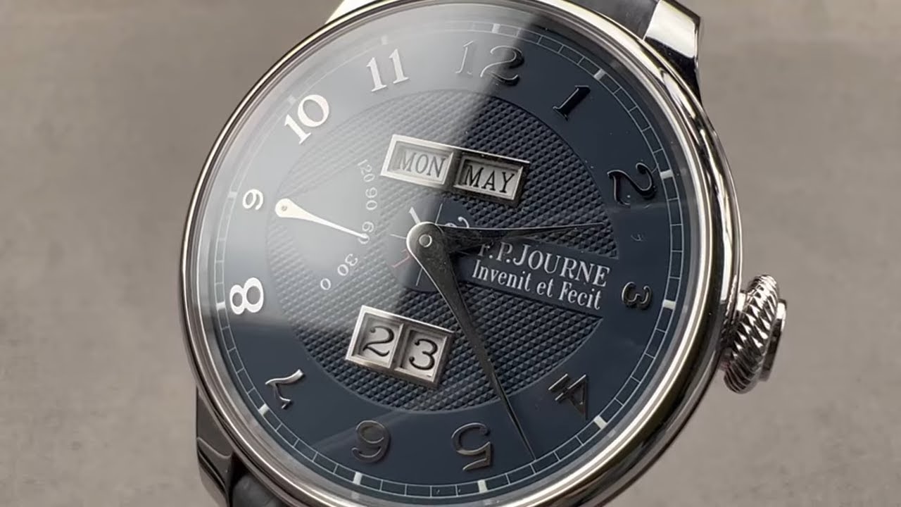F.P. Journe Quantième Perpétuel (Perpetual Calendar) - Platinum Blue ...
