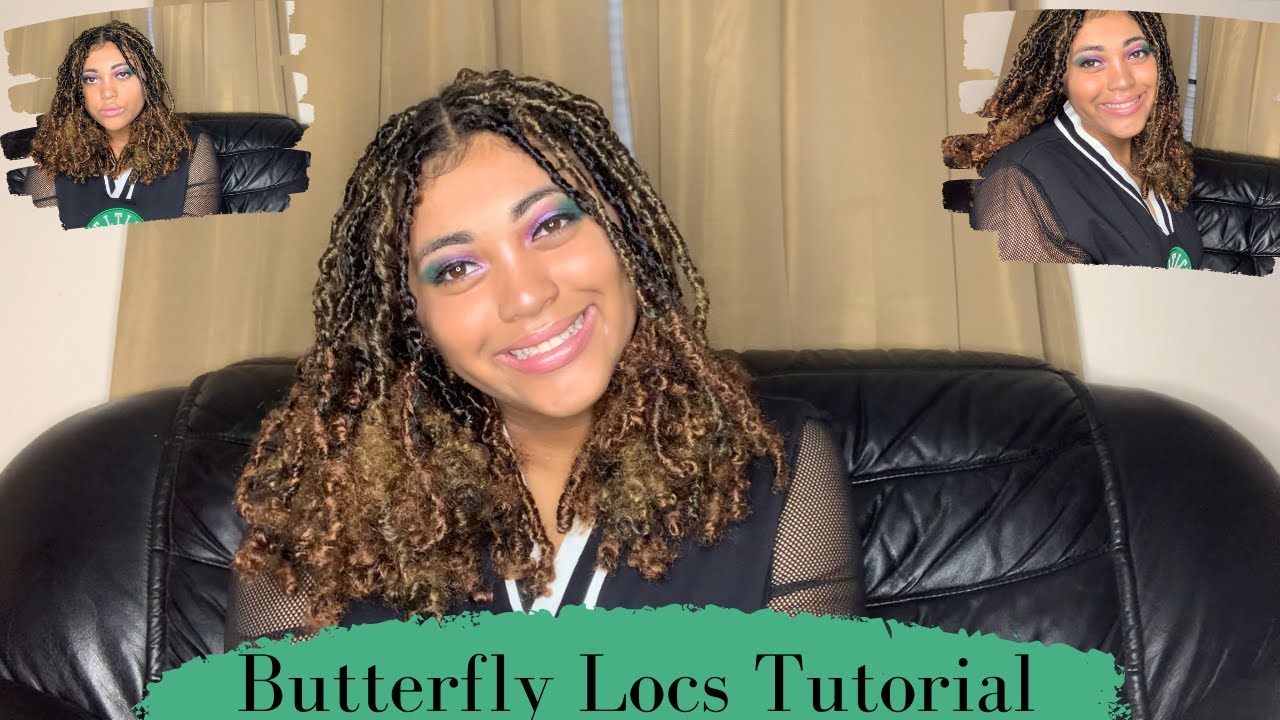 Butterfly Locs Tutorial - YouTube