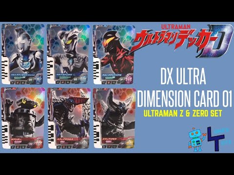 Ultraman Decker Ultra Dimension Card 01 Ultraman Z & Zero Set Review ...