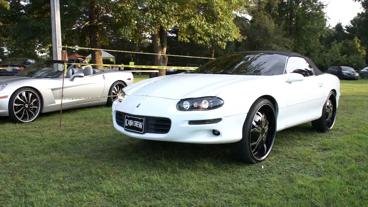 Chevrolet Camaro on Starr Wheels at Pinky Slim Waist Car Show - YouTube
