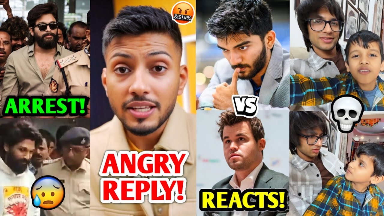 Tech Burner ANGRY REPLY to CONTROVERSY! 😡| Allu Arjun ARRESTED, Gukesh Vs Magnus, Sourav Joshi ...