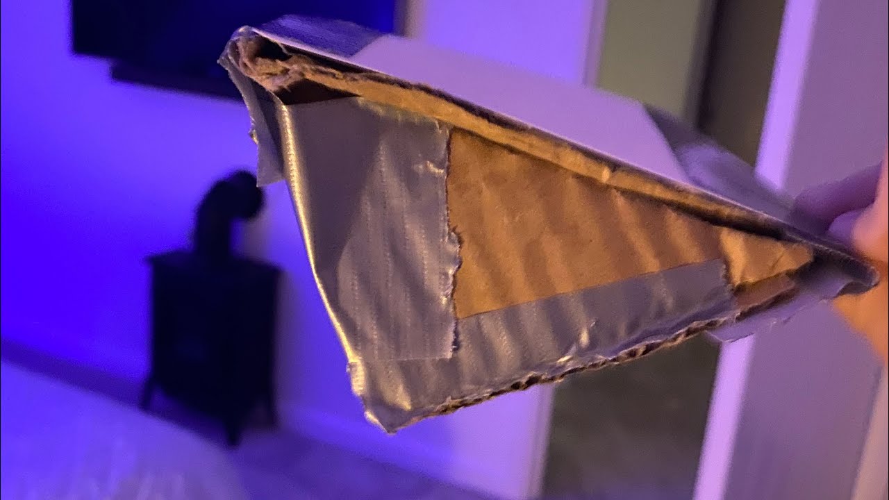 Making a cardboard ramp - YouTube