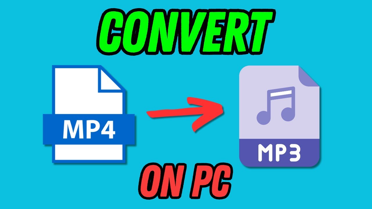 How to Convert MP4 to MP3 in Laptop pc - YouTube