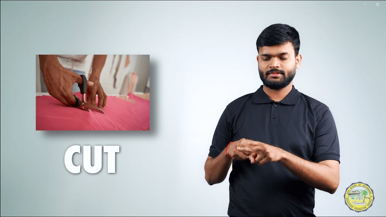 Cut | Indian Sign Language - YouTube