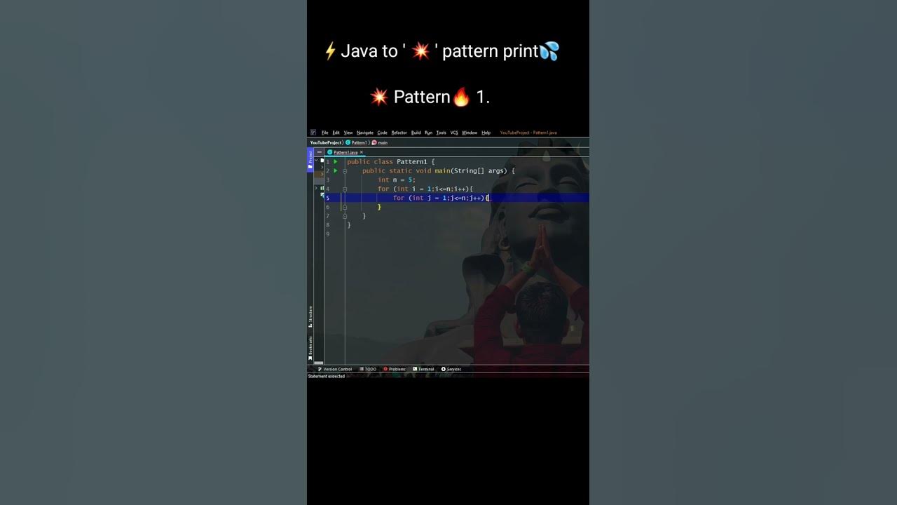Shortsjava To⭐pattern1 Print🔥 Youtube