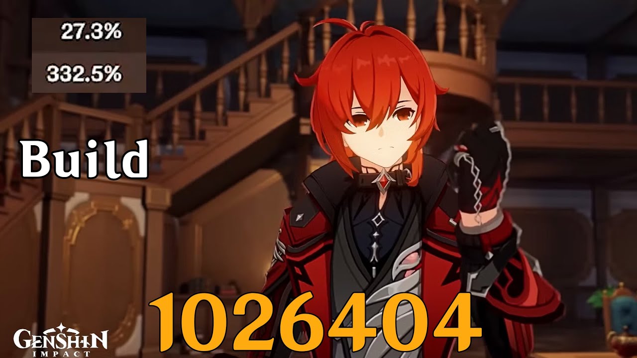 Diluc 1 Million Burst Damage + Build - YouTube