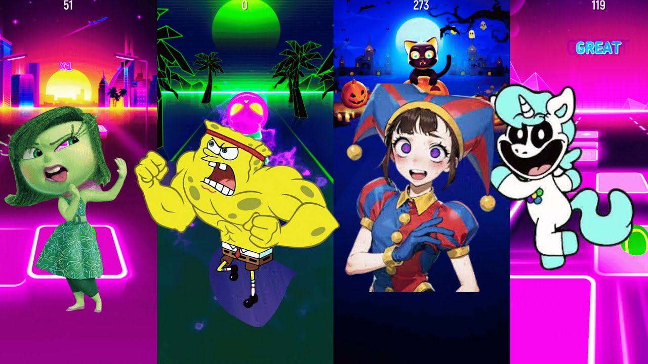 Inside Out 2 vs SpongeBob vs The Amazing Digital Circus vs CraftyCorn ...
