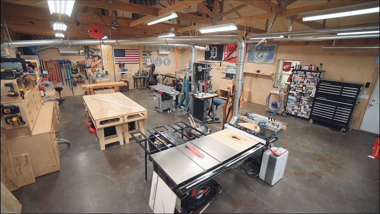 Woodshop Tour - after 9ish years in business - 366 - YouTube