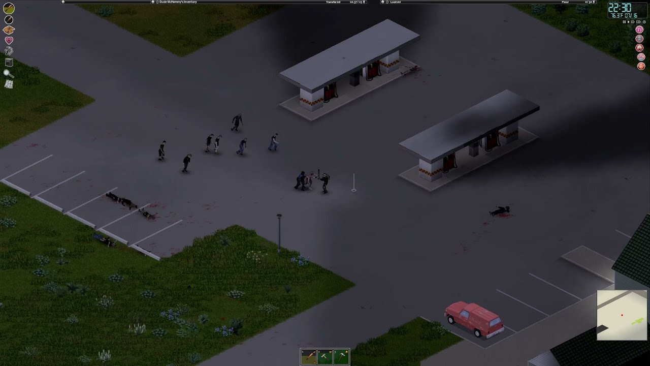 Project Zomboid Liberating the prison EP 7 The battle for the gas ...