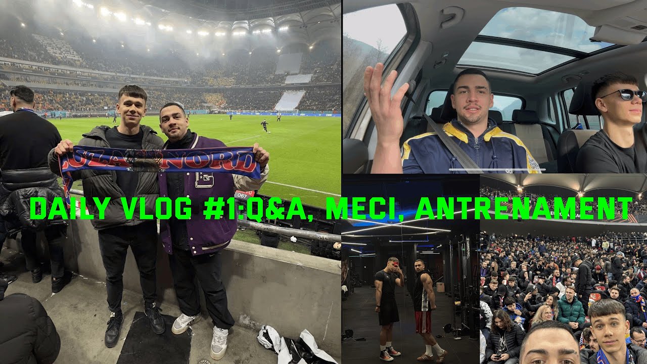 DAILY VLOG #1: Q&A, MECI SI ANTRENAMENT - YouTube