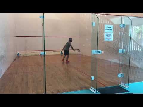 New Serious Squash Skill Challenge: Double Backhand Around The World ...