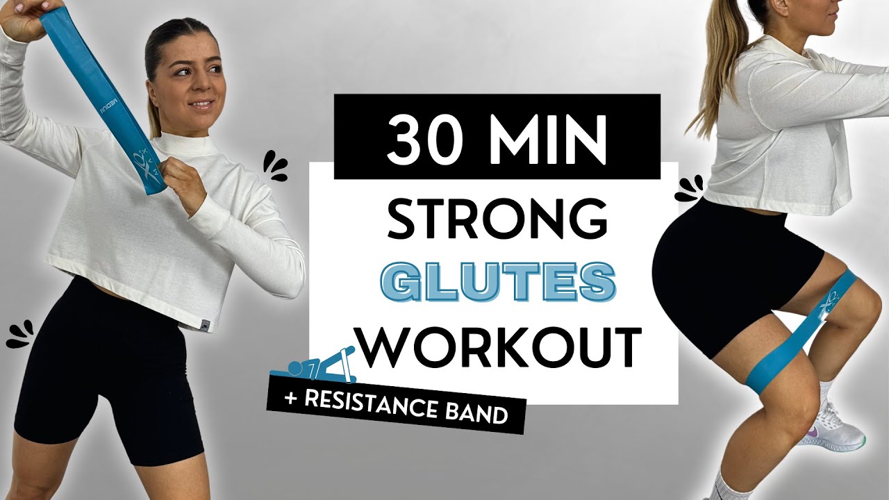 30 MIN 🔥 Resistance Banded GLUTES Home WORKOUT | Strength | Strong ...