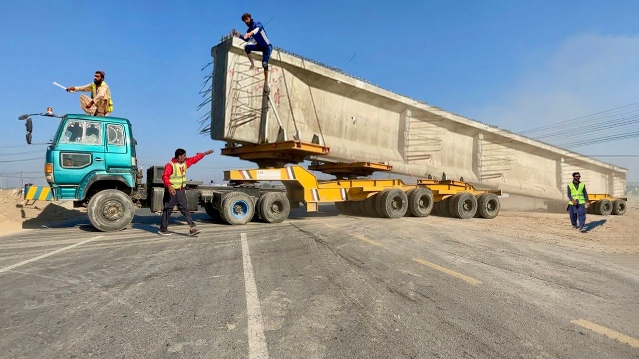 Extreme Dangerous Transport Skill Operations Oversize Truck | World ...