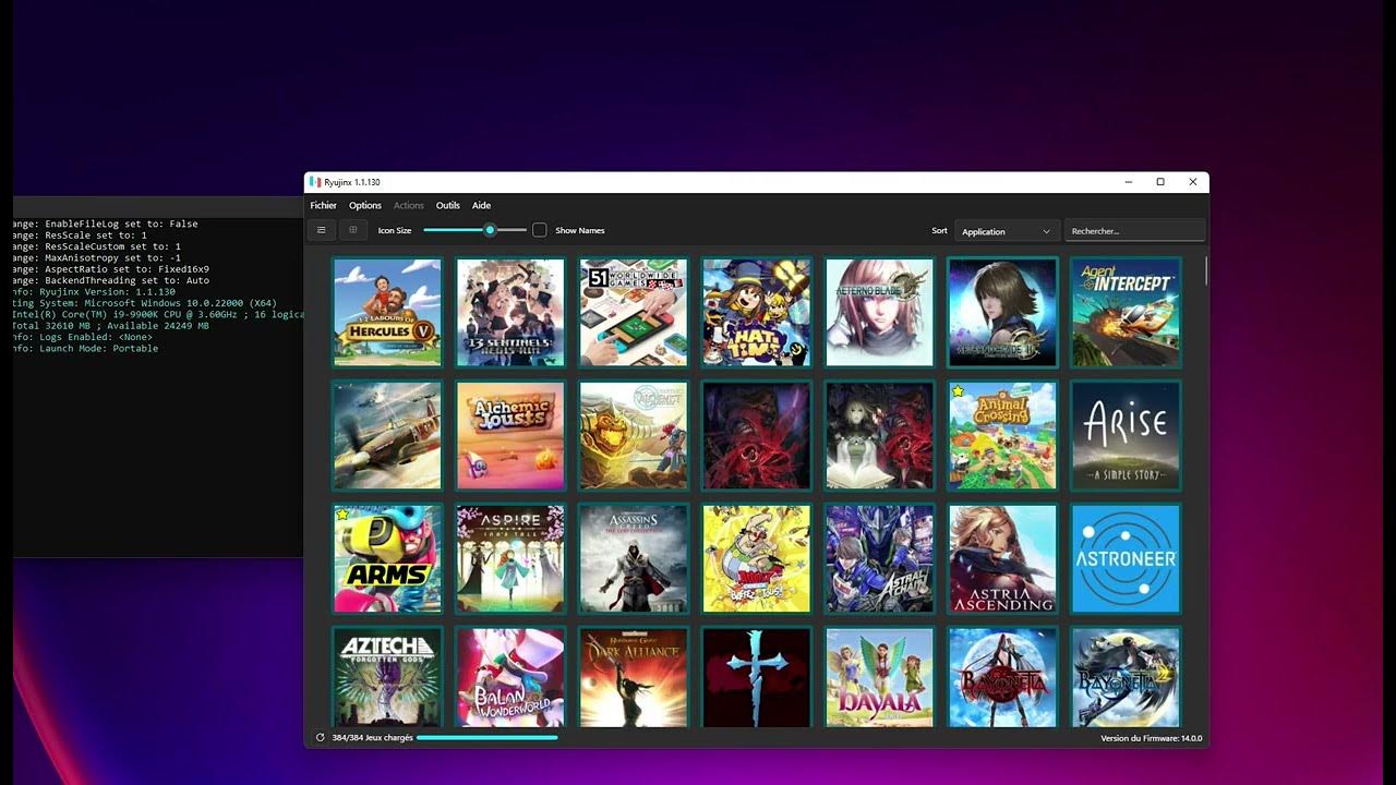 Ryujinx Avalonia UI -Nouvelle interface sous forme de Grille ! - YouTube