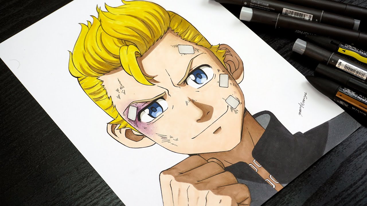 Drawing Takemichi Hanagaki from Tokyo Revengers - YouTube