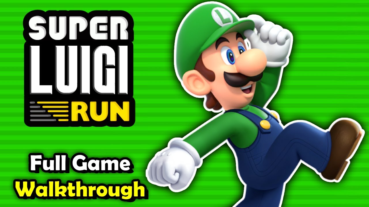 Super Luigi Run - Full Game Walkthrough (All Stages) - YouTube