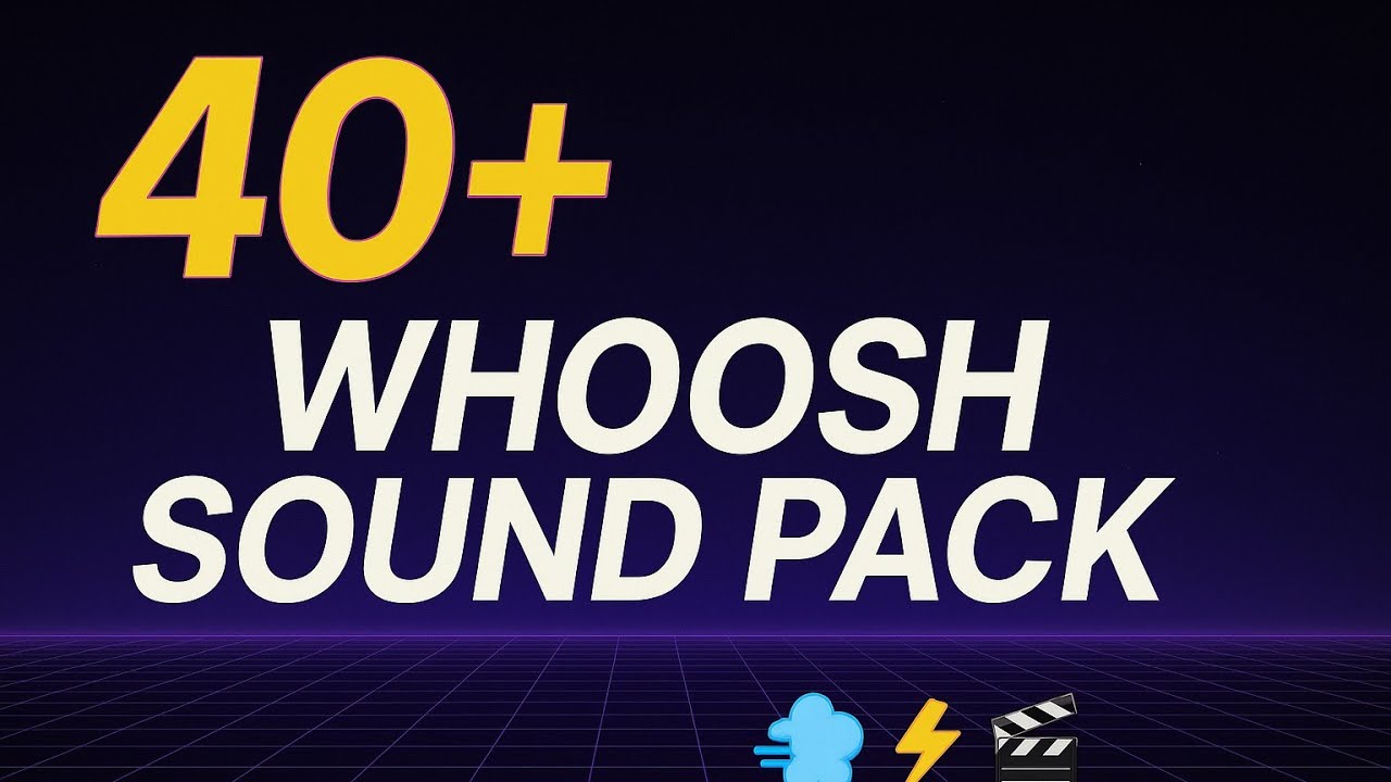 💨 WHOOSH + SWIPE SOUND PACK ⚡ | 40+ Transition Sound Effects | No ...