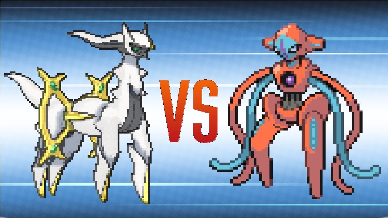 Pokemon Arceus vs Deoxys & Genesect & Zeraora - YouTube