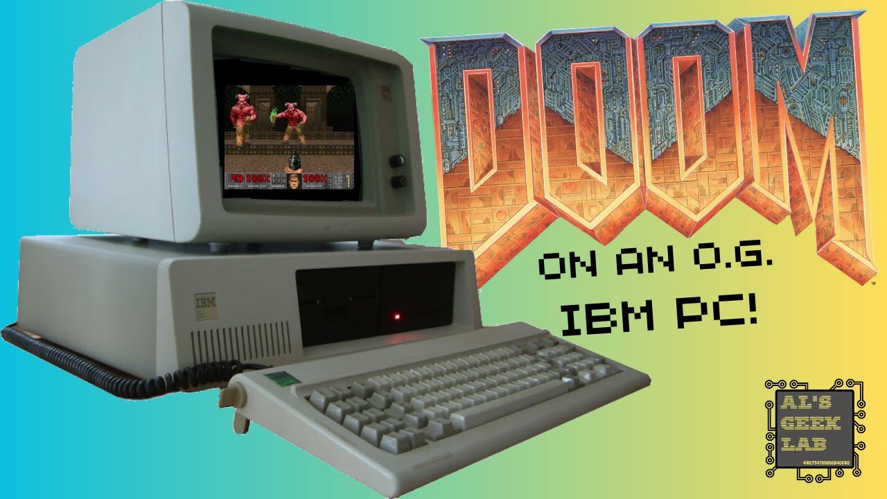 Full Fat DooM, on an XT?! - YouTube