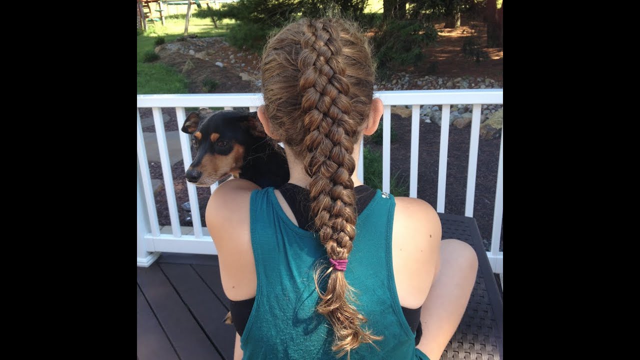 5 Strand Dutch Braid - YouTube