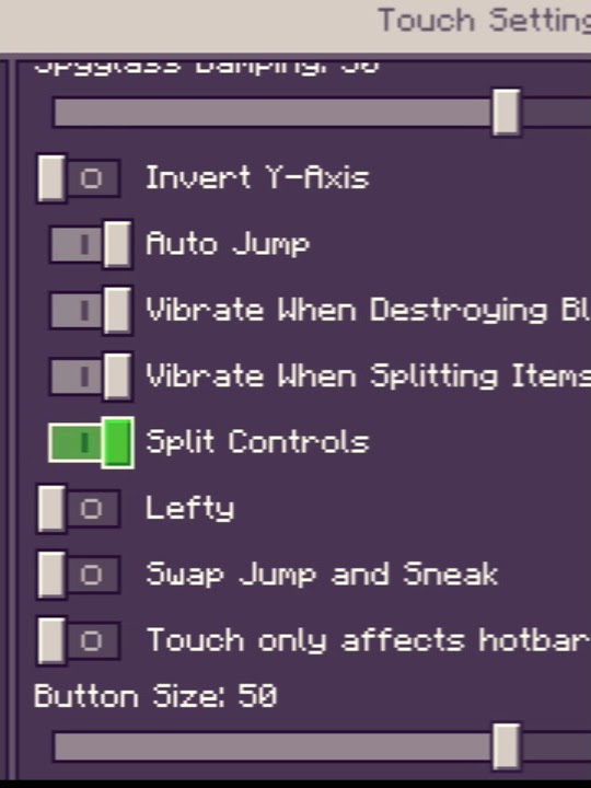 Split Controls In Minecraft PE #shorts #youtubeshorts #minecraft # ...