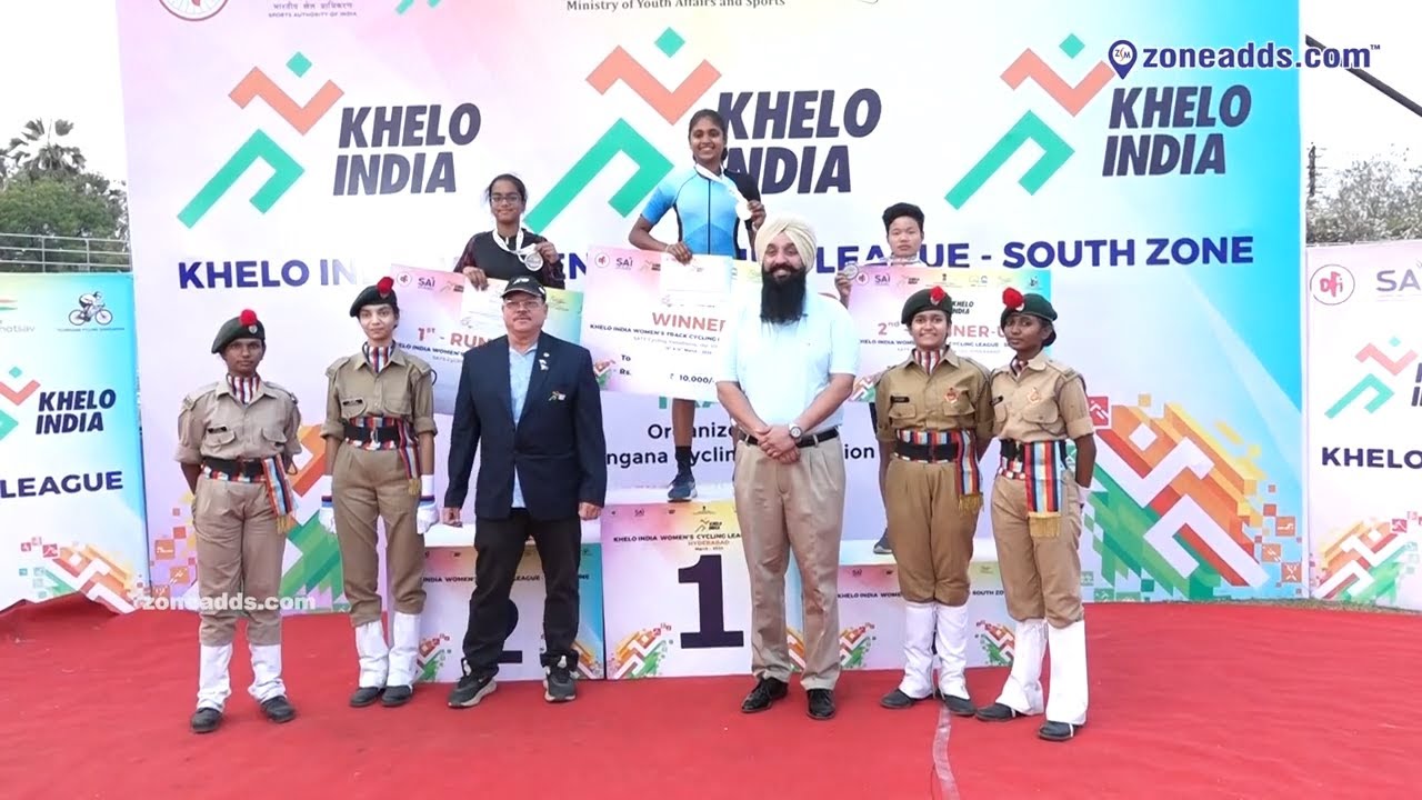 Khelo India Women's Track Cycling League - South Zone Prize ...