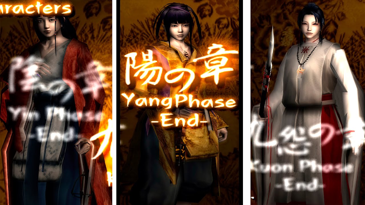 KUON (PS2) All/EVERY SPELL CARDS ''UTSUKI,SAKUYA,ABE NO SEIMEI'' 4K ...