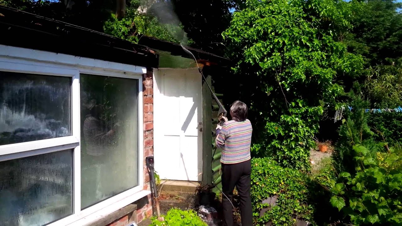 BEES VS Pressure Washer - YouTube