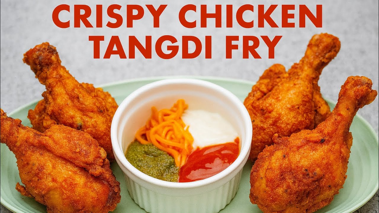 “Crispy Chicken Tangdi Fry | Super Crunchy Chicken Fry Recipe 🔥 ...