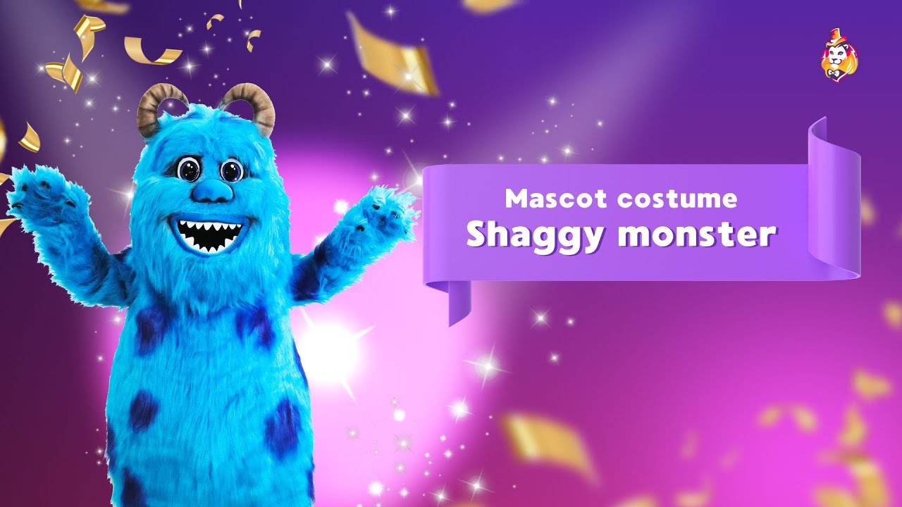 Shaggy monster Mascot Costume - YouTube
