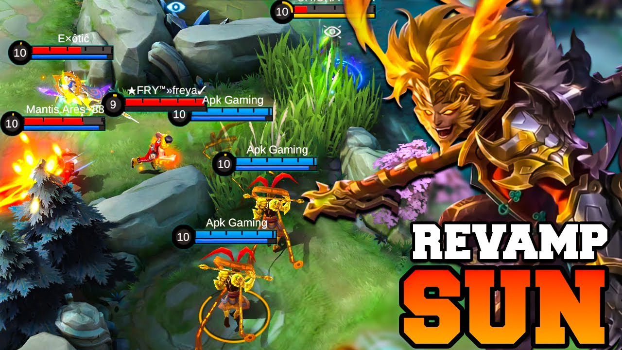 MLBB New Revamp Sun is Over Powered !! Sun Revamp Gameplay 2023 Best ...